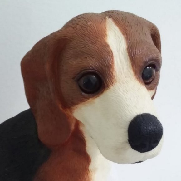 Artline | Art | Vintage Beagle Dog Statue Figure 994 Polyresin Lifelike ...